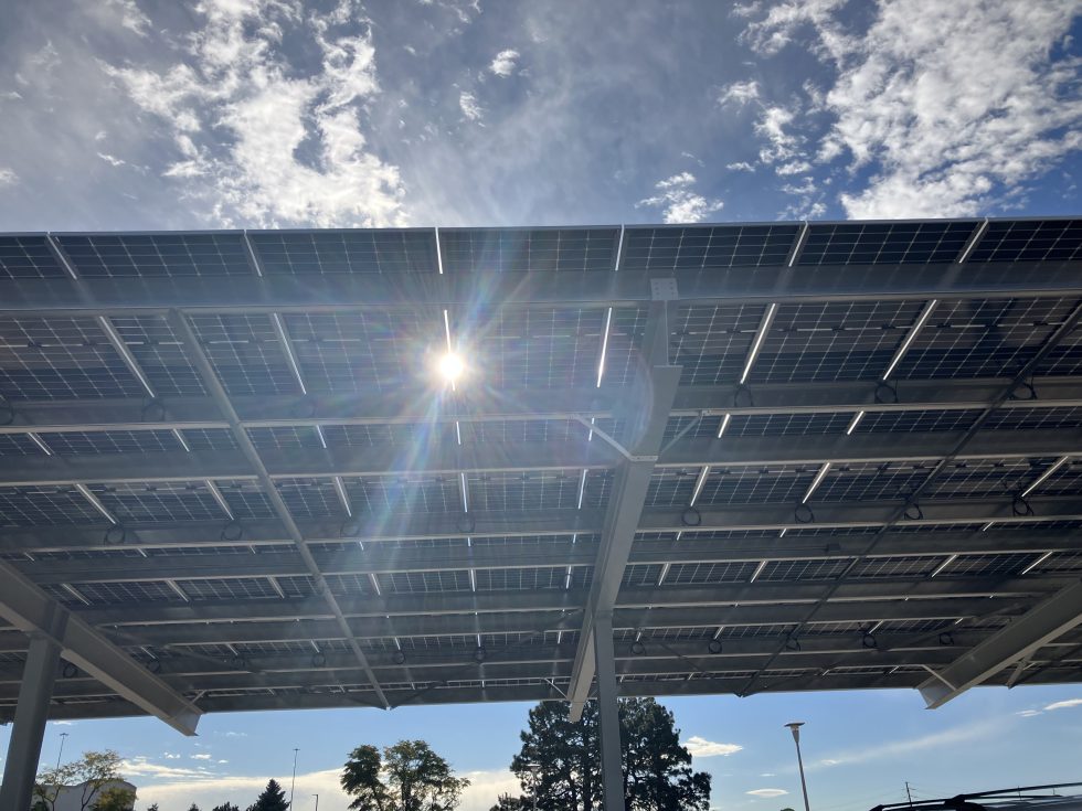 NEC Solar Canopy Ribbon Cutting | Sustainability